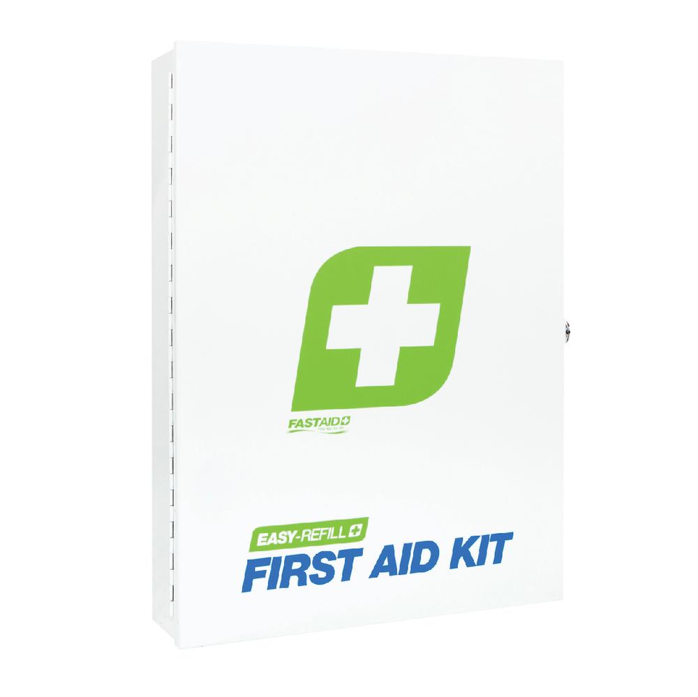 Easy Refill First Aid Kit, Metal Wall Mount - First Aid Training Group ...